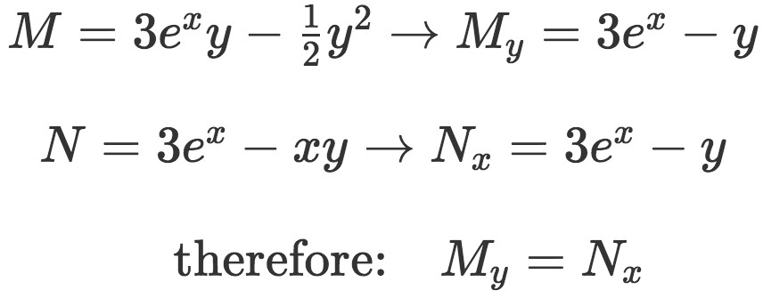 Exact differential equations | StudyPug