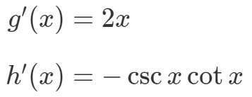 Derivatives of trigonometric functions | StudyPug
