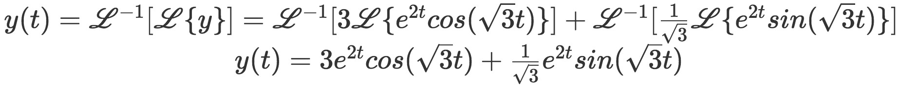 Solving differential equations with the laplace transform | StudyPug