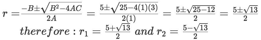 Characteristic equation with real distinct roots | StudyPug