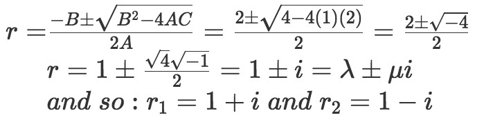 Mastering Characteristic Equations with Complex Roots | StudyPug