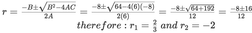 Characteristic equation with real distinct roots | StudyPug