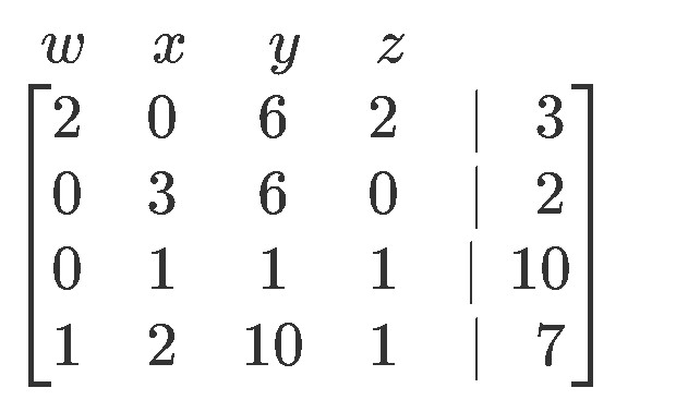 How to represent linear systems with matrices | StudyPug