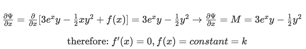 Exact differential equations | StudyPug