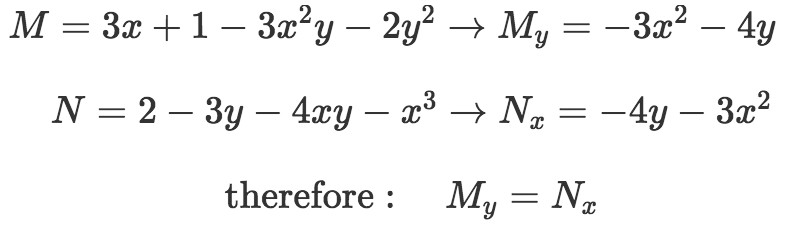 Exact differential equations | StudyPug