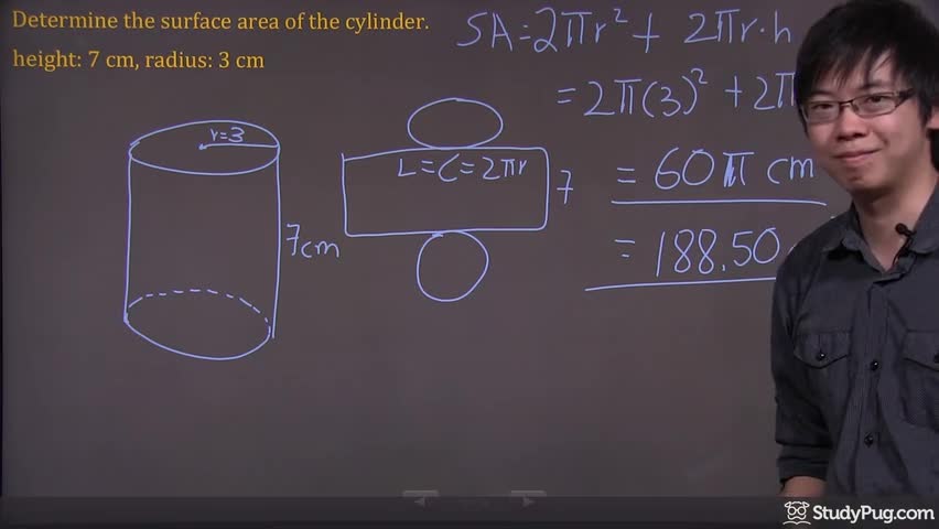 What Is The Surface Area Of A Cylinder